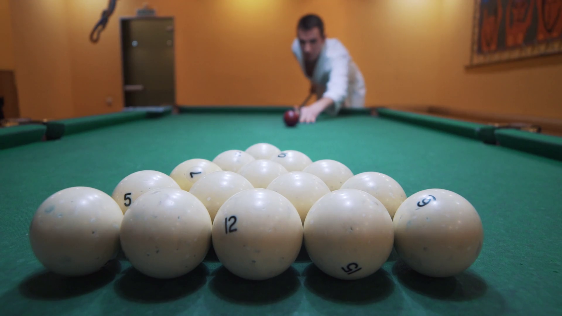 Russian Billiards Game Hit Balls Stock Footage SBV-329829369 - Storyblocks
