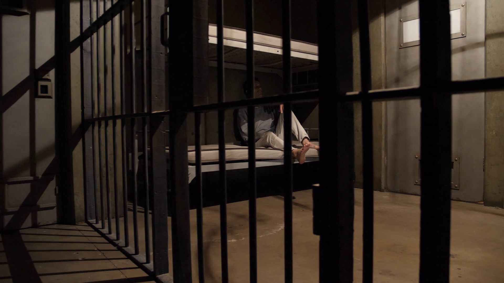 Man Laying In Jail Cell Model Release Stock Footage SBV-322920872 ...