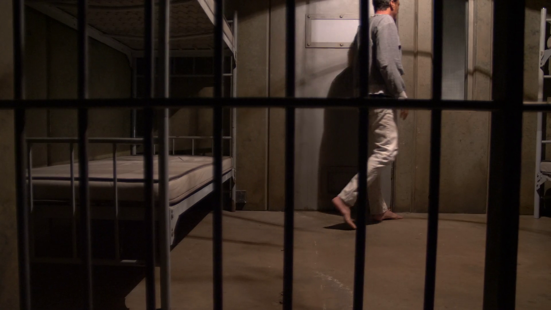 MAN PACING IN A JAIL CELL, MODEL RELEASE Stock Video Footage - Storyblocks