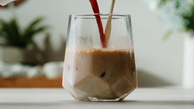 Sweet Milk Drink Stock Footage: Royalty-Free Video Clips - Storyblocks