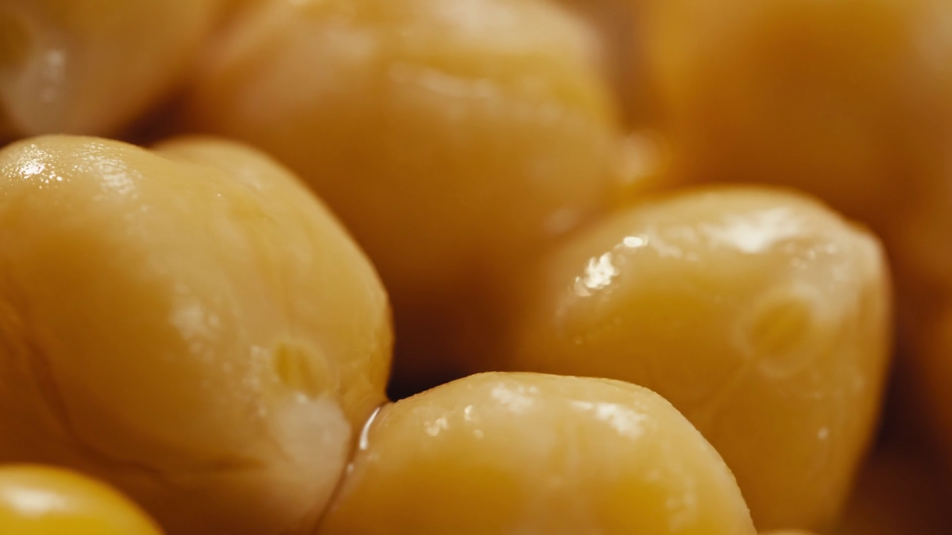 Chickpeas Close Up Food Background Chickpeas Stock Footage SBV ...