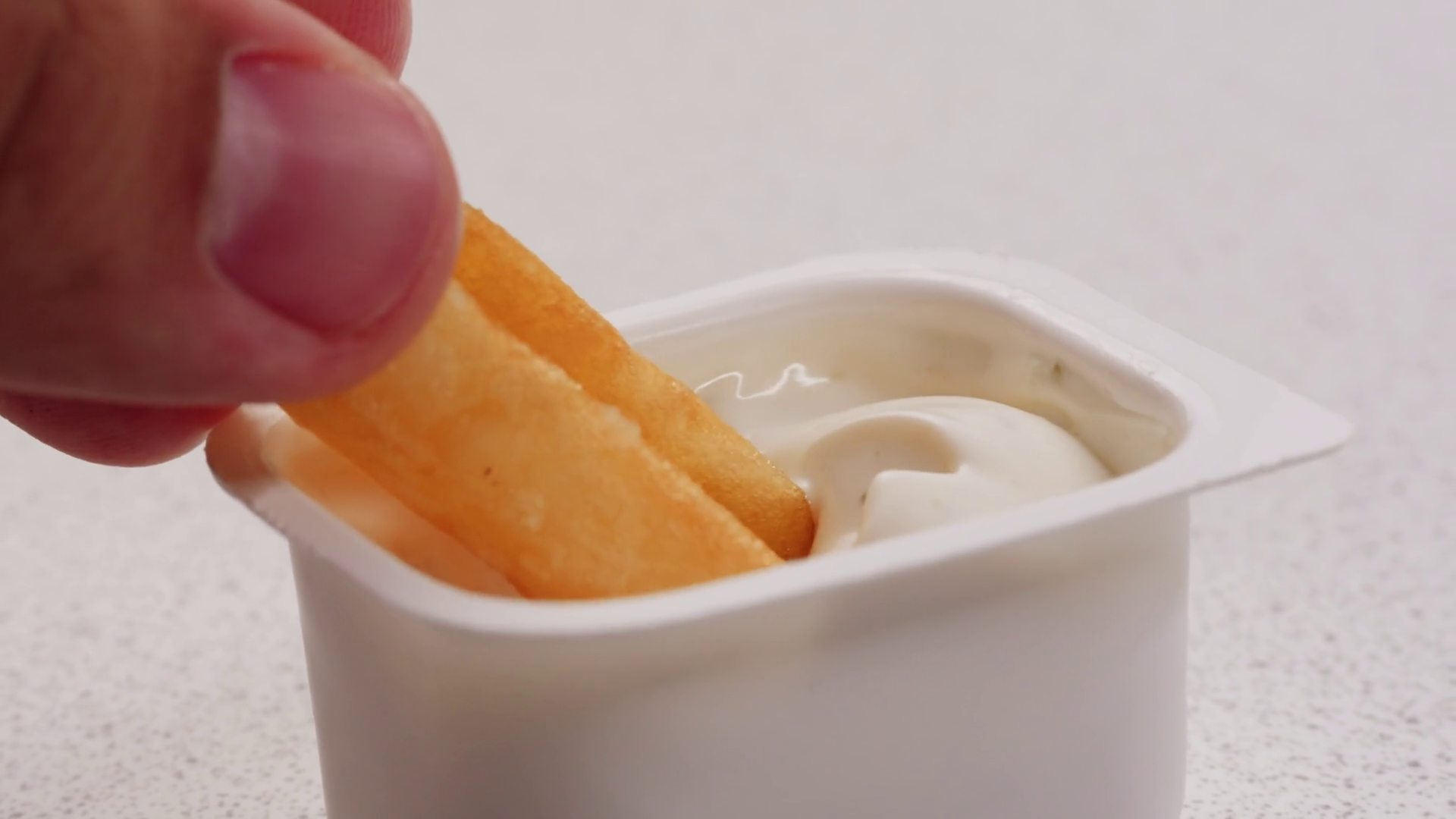 Pouring Mayo White Creamy Sauce Close-up In Stock Footage SBV-352231285 ...