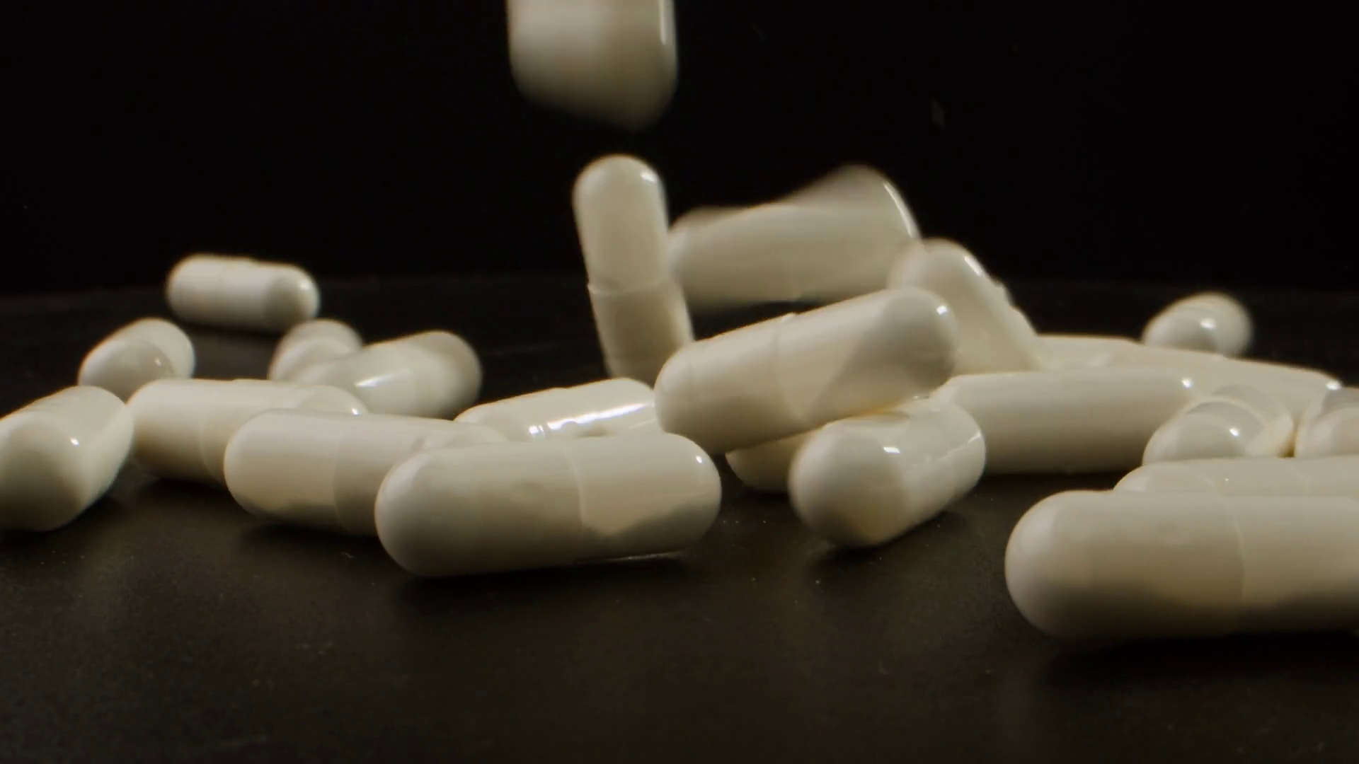 Pills Vitamins Macro Close Up View Of Womans Stock Footage SBV ...