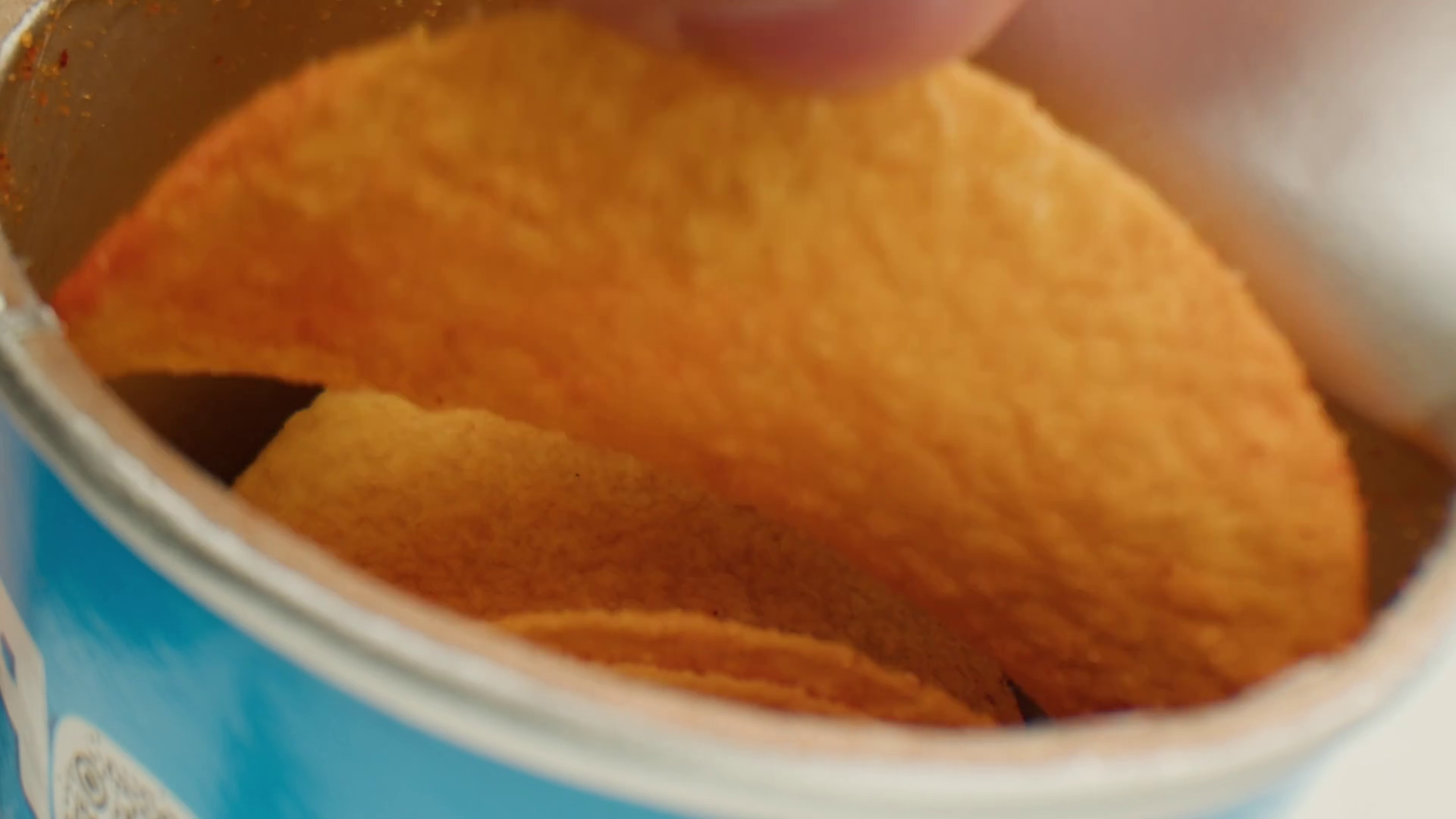 Crispy Potato Chips Close Up Pack In Macro Stock Footage SBV-352228399 ...