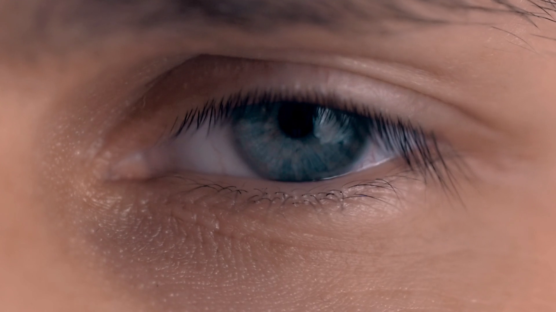 Beautiful Blue Man Eyes With Contact Lense Stock Footage SBV-309923505 ...