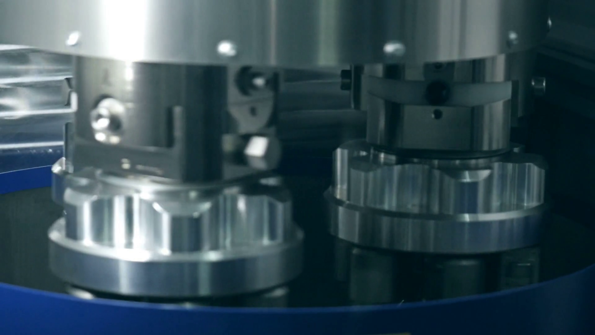 Detail of stainless steel machinery in physics laboratory nano grinding ...