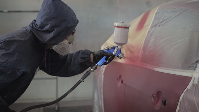 Painting Graffiti On Car Stock Footage: Royalty-Free Video Clips ...