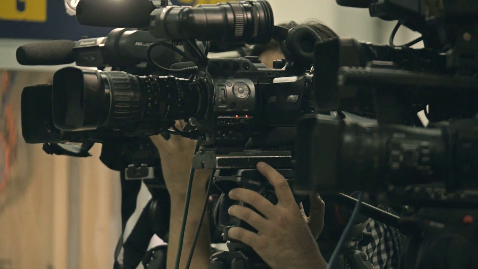 News Conference Filming Event With Video Stock Footage SBV-308954460 ...