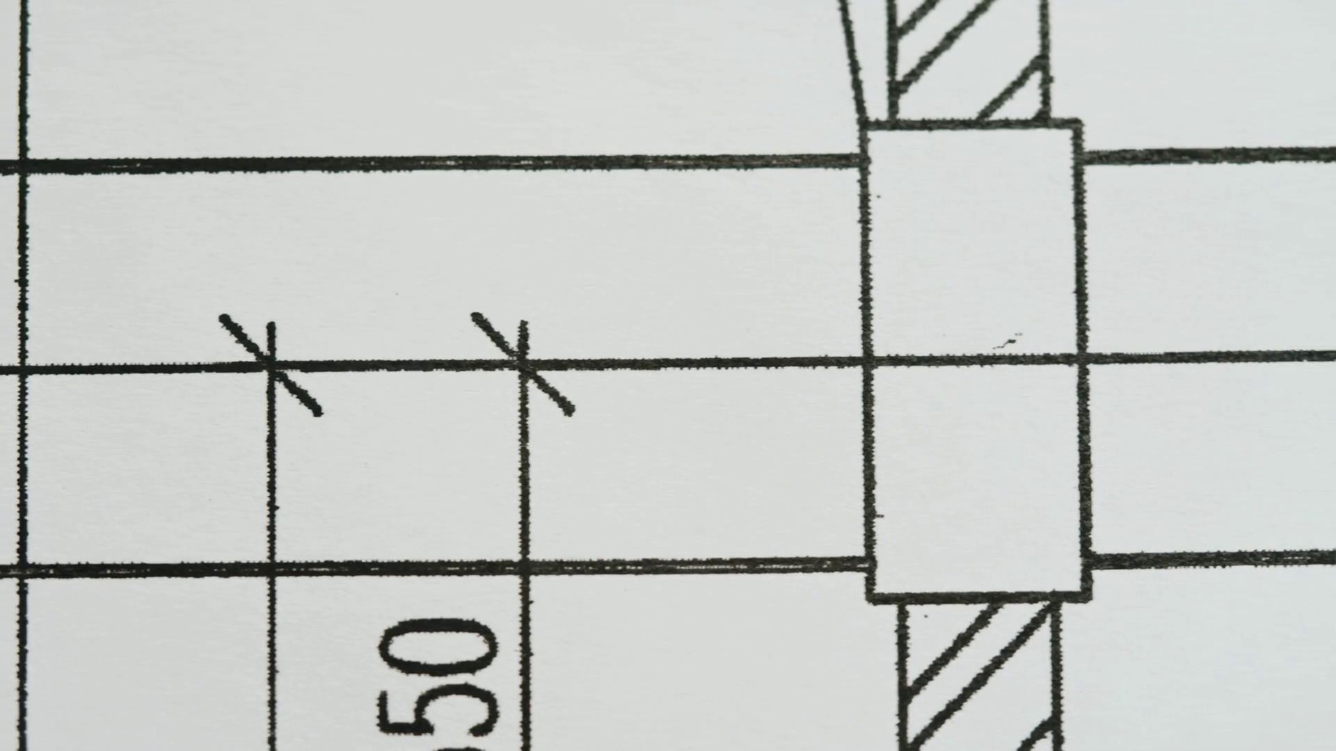 Plan Scheme Blueprint Close-up Architectural Stock Footage SBV ...