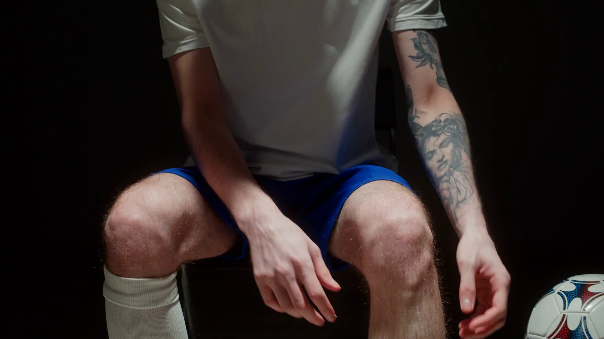 Professional Football Player Preparing Game Stock Footage SBV-348404768 ...