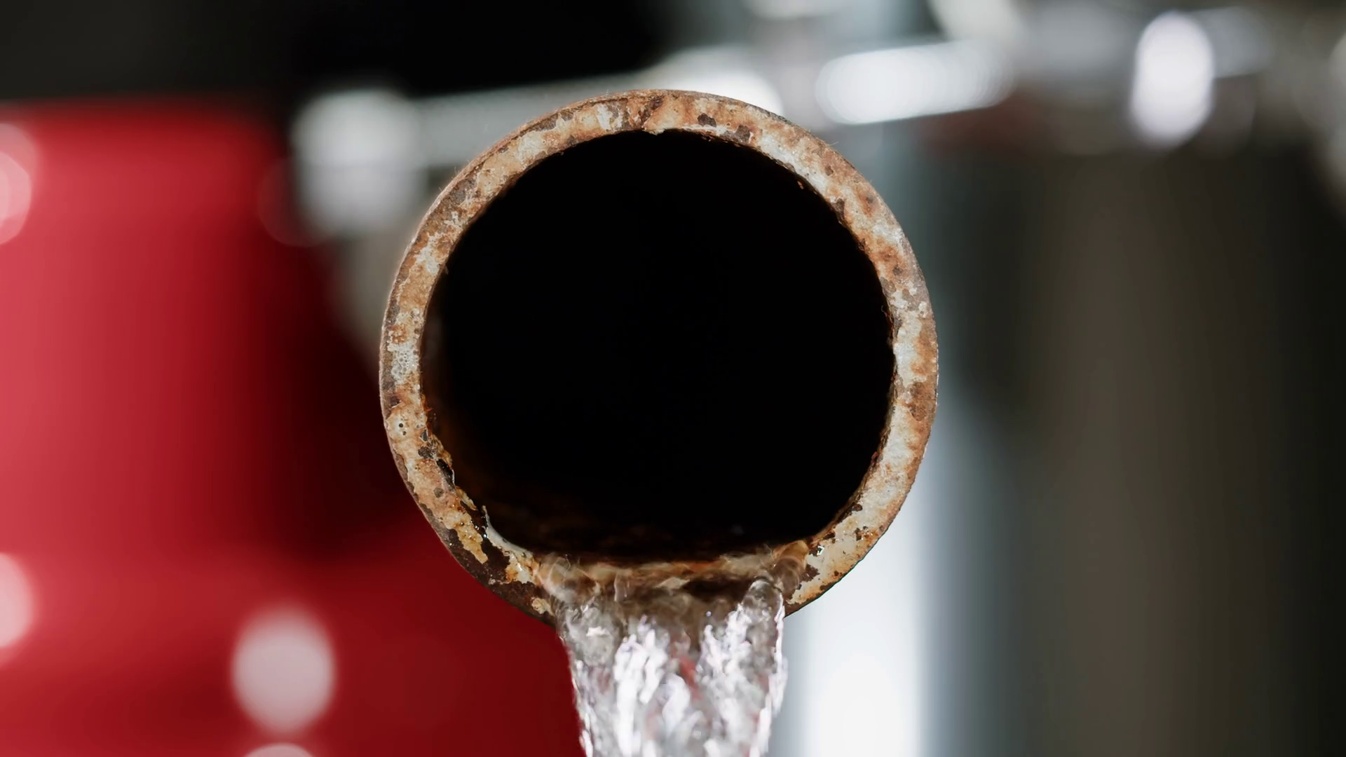 Waste Water Pipes Close Up On Factory Stock Footage SBV-348877525 ...