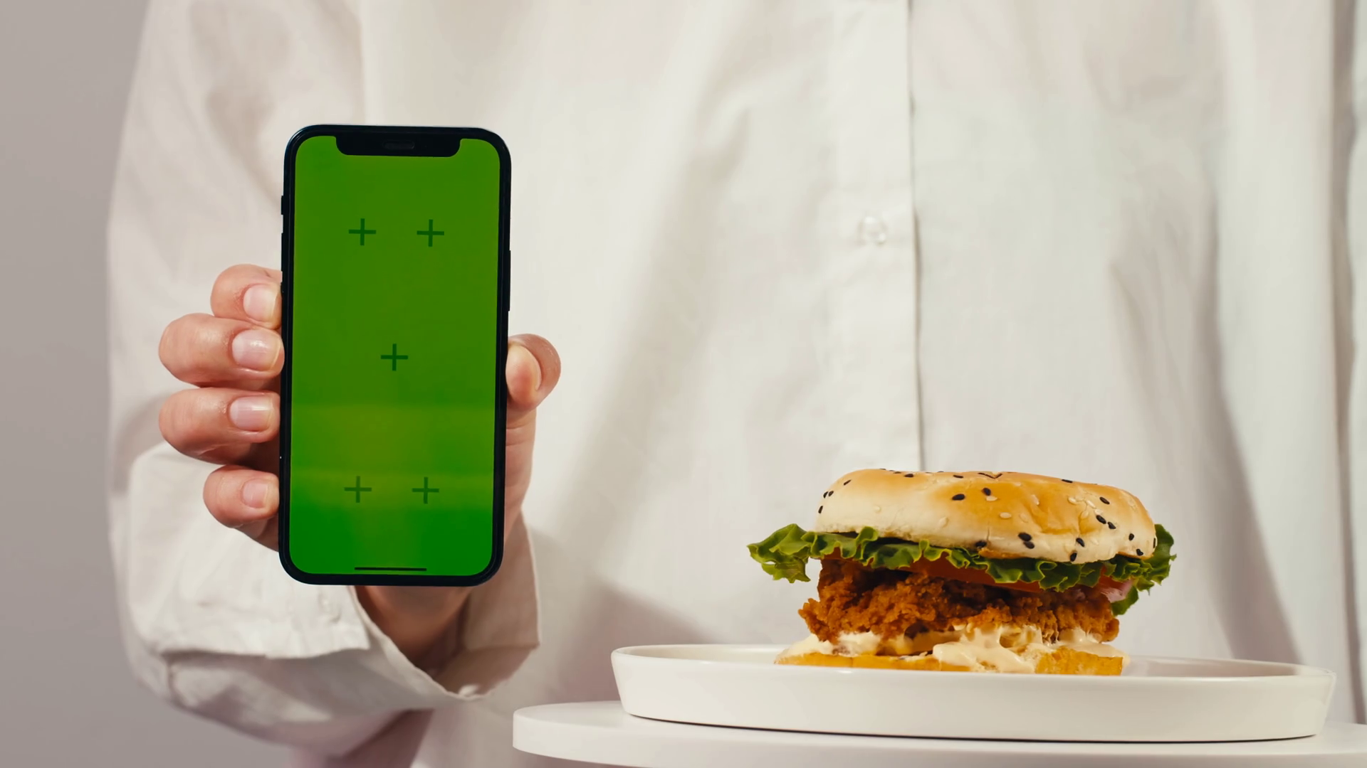 Fast Food Delivery Phone Application With Stock Footage SBV-348370496 ...