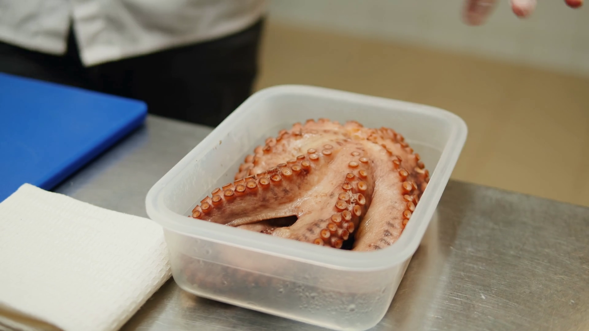Chef Cooking Octopus Japanese Cuisine Man Stock Footage SBV-348697537 ...