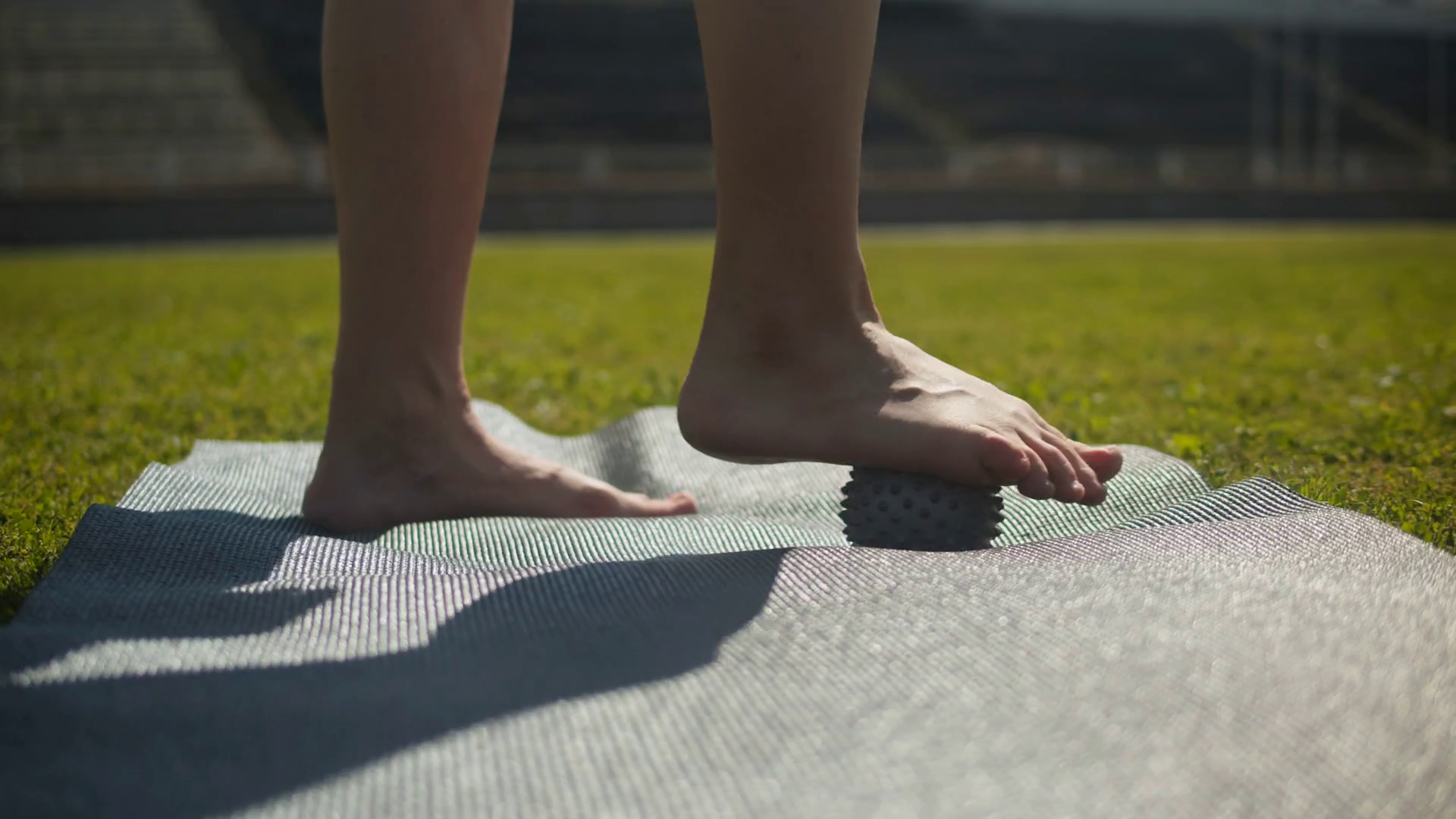 Young Woman Doing Myofascial Release Feet Stock Footage Sbv 348739899 Storyblocks