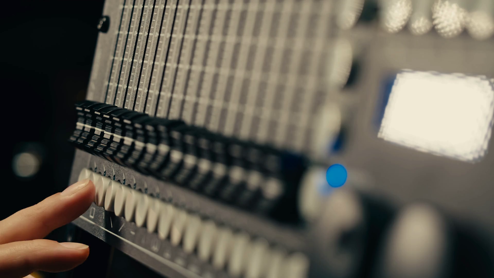 Soundboard Pads Station Close-up Sound Stock Footage SBV-348639264 ...