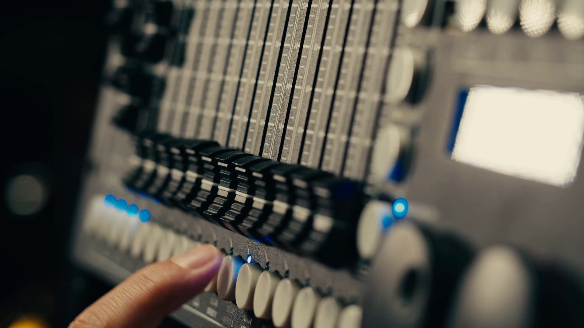 Soundboard Pads Station Close-up Sound Stock Footage SBV-348648936 ...