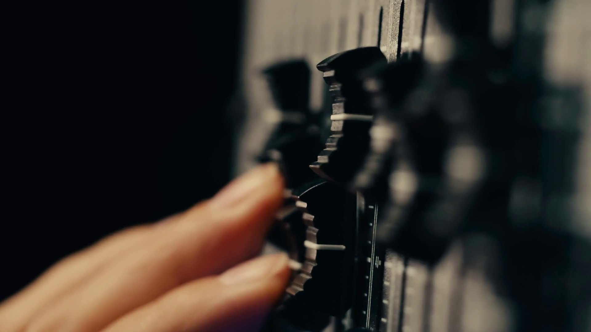 Soundboard Pads Station Close-up Sound Stock Footage SBV-348889772 ...