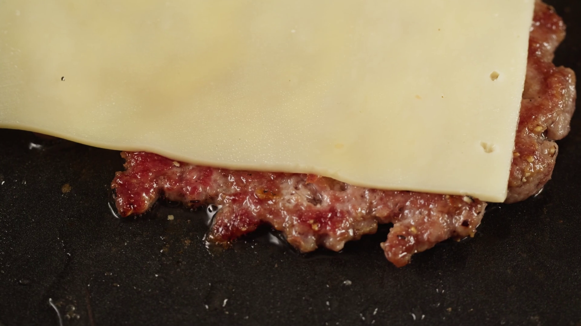 Cooking American Fat Smash Burger With Stock Footage SBV-348801746 ...