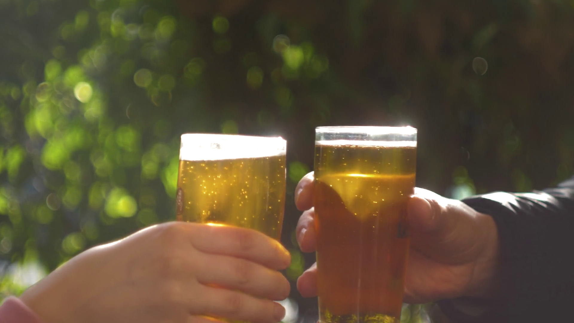 Celebration Beer Cheers Concept - Close Up Stock Footage SBV-346402607 ...