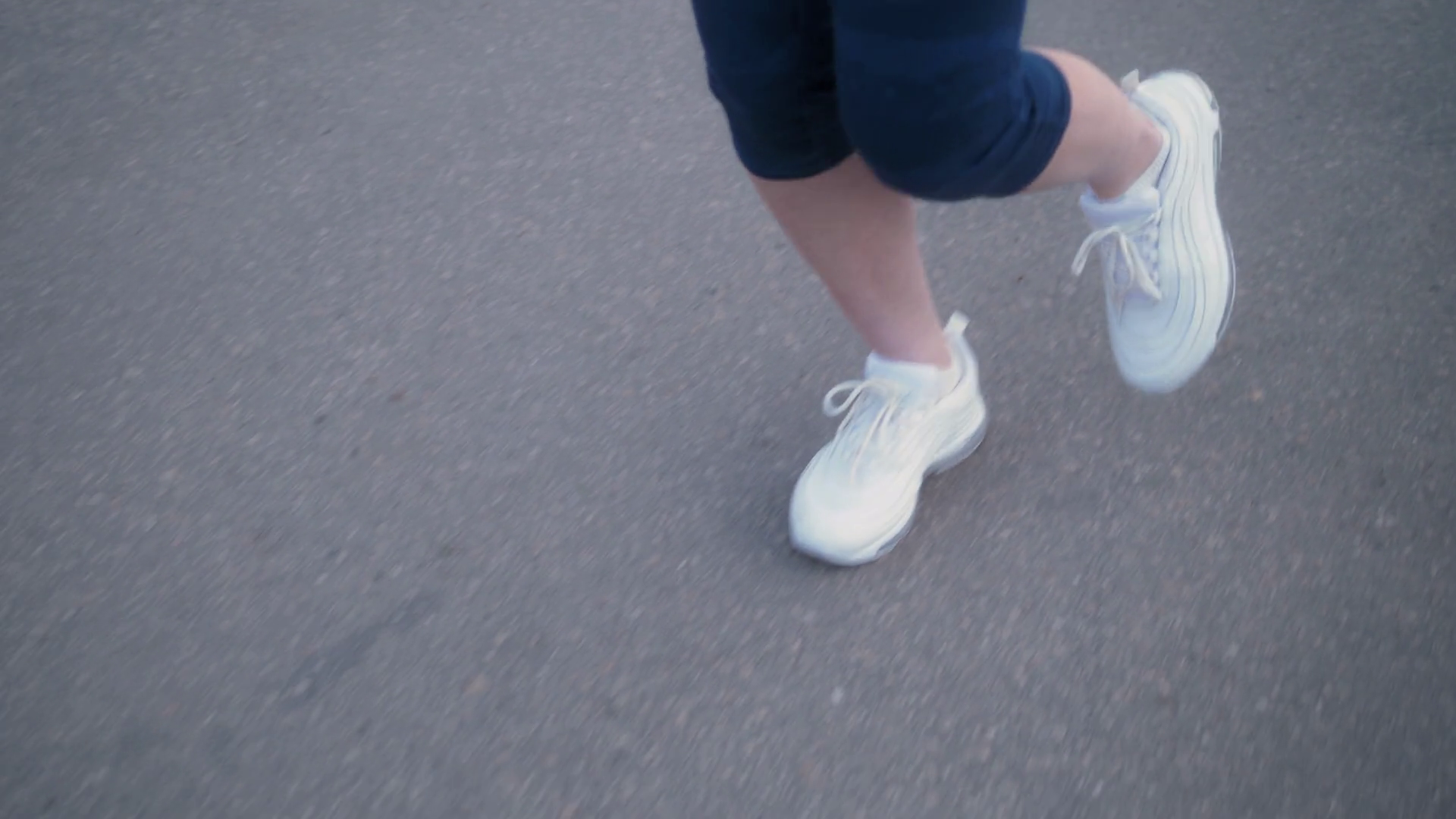 Close Up Woman Legs Running On Concrete Stock Footage SBV-346406537 ...