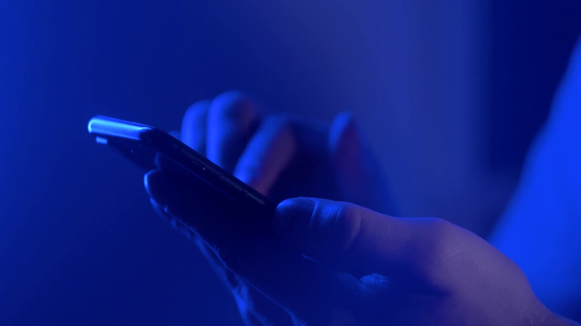 Male Man Hand With Smartphone Finger Typing Stock Footage SBV-339022129 ...