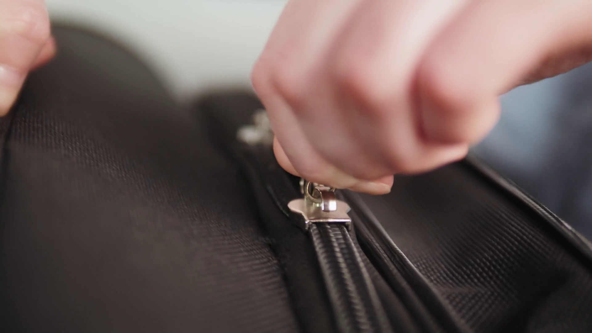 Travel after covid 19 coronavirus pandemic, woman zipping suitcase ...