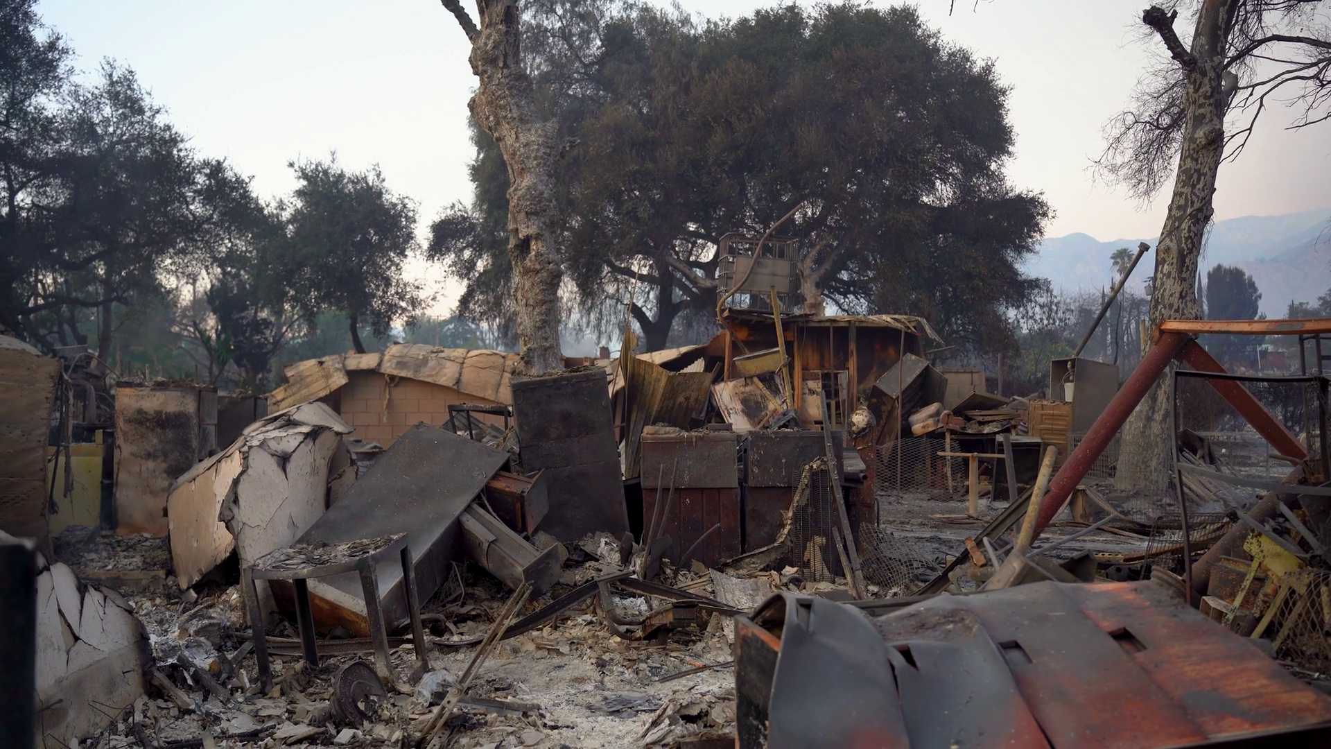The Devastating Aftermath Of Fire Widespread Stock Footage SBV ...