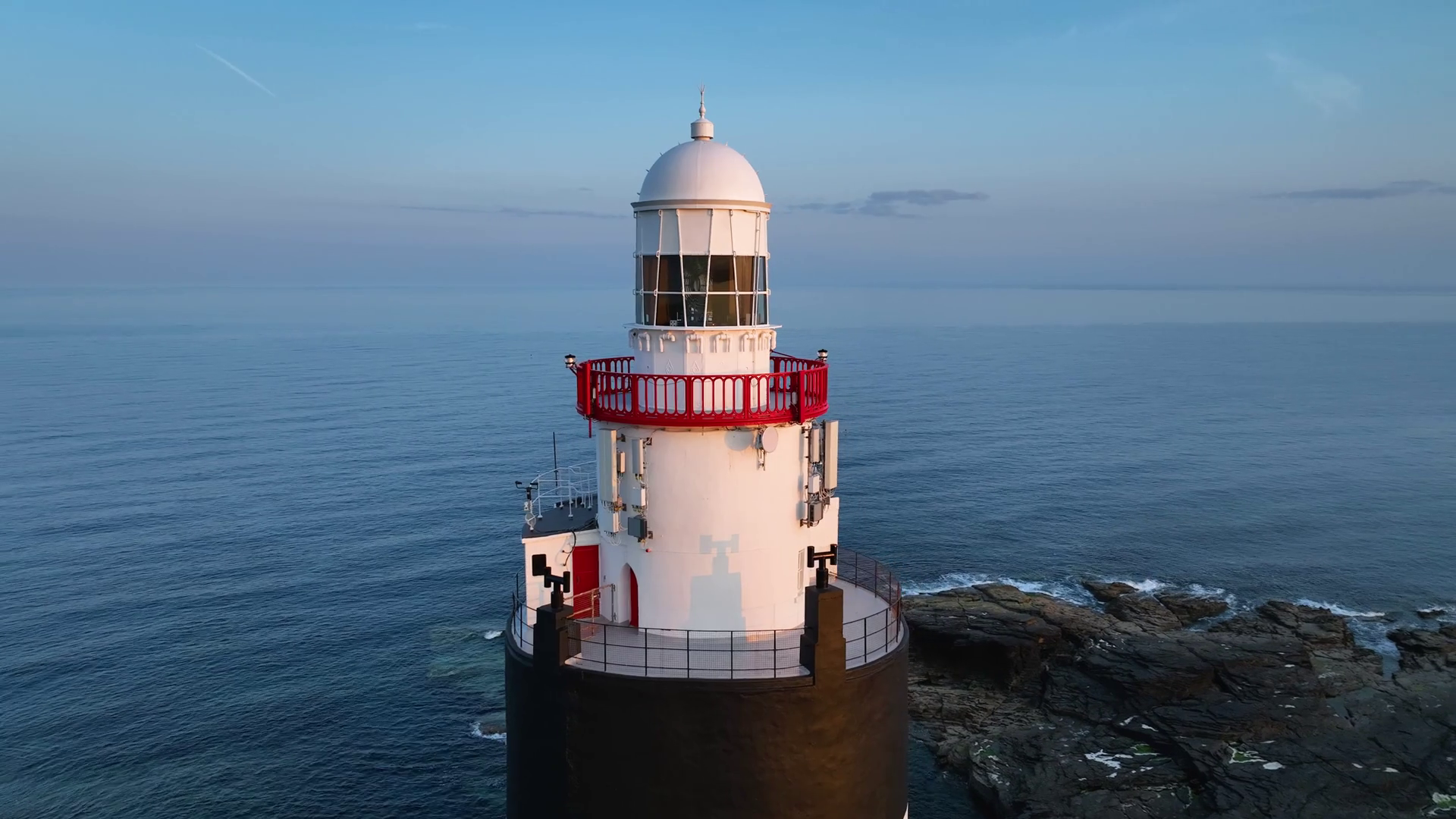 Hook Lighthouse Tower Located On Hook Head Stock Footage SBV-347789601 ...
