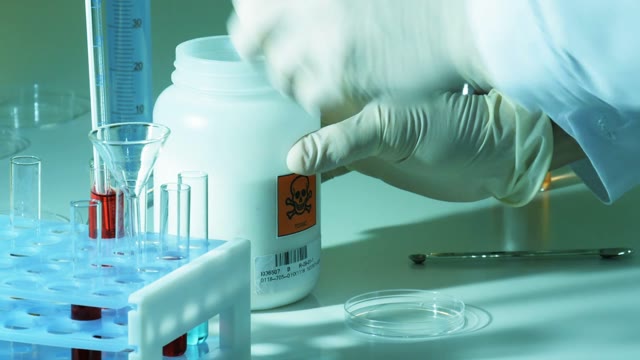 Safety In Chemical Experiments Stock Footage: Royalty-Free Video Clips ...