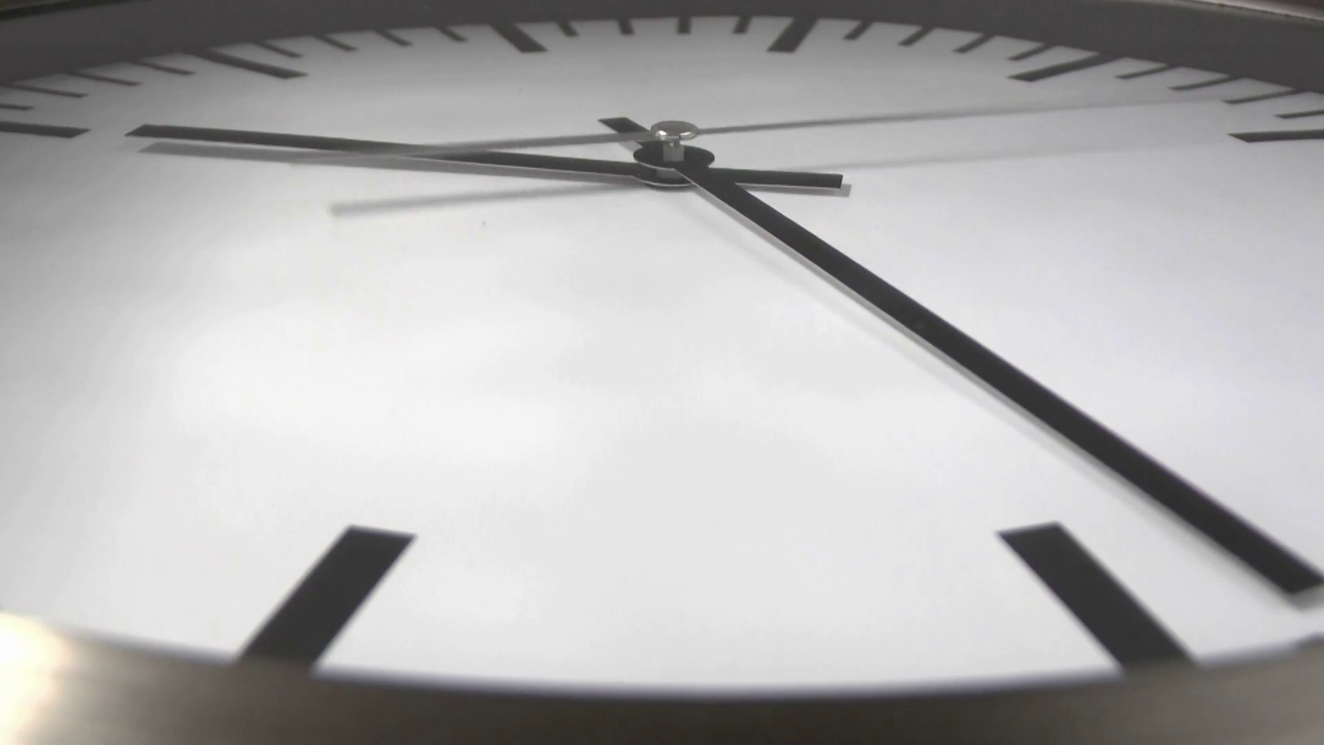 White Clock Time Lapse Ticking Fast Stock Footage SBV-305911484 ...