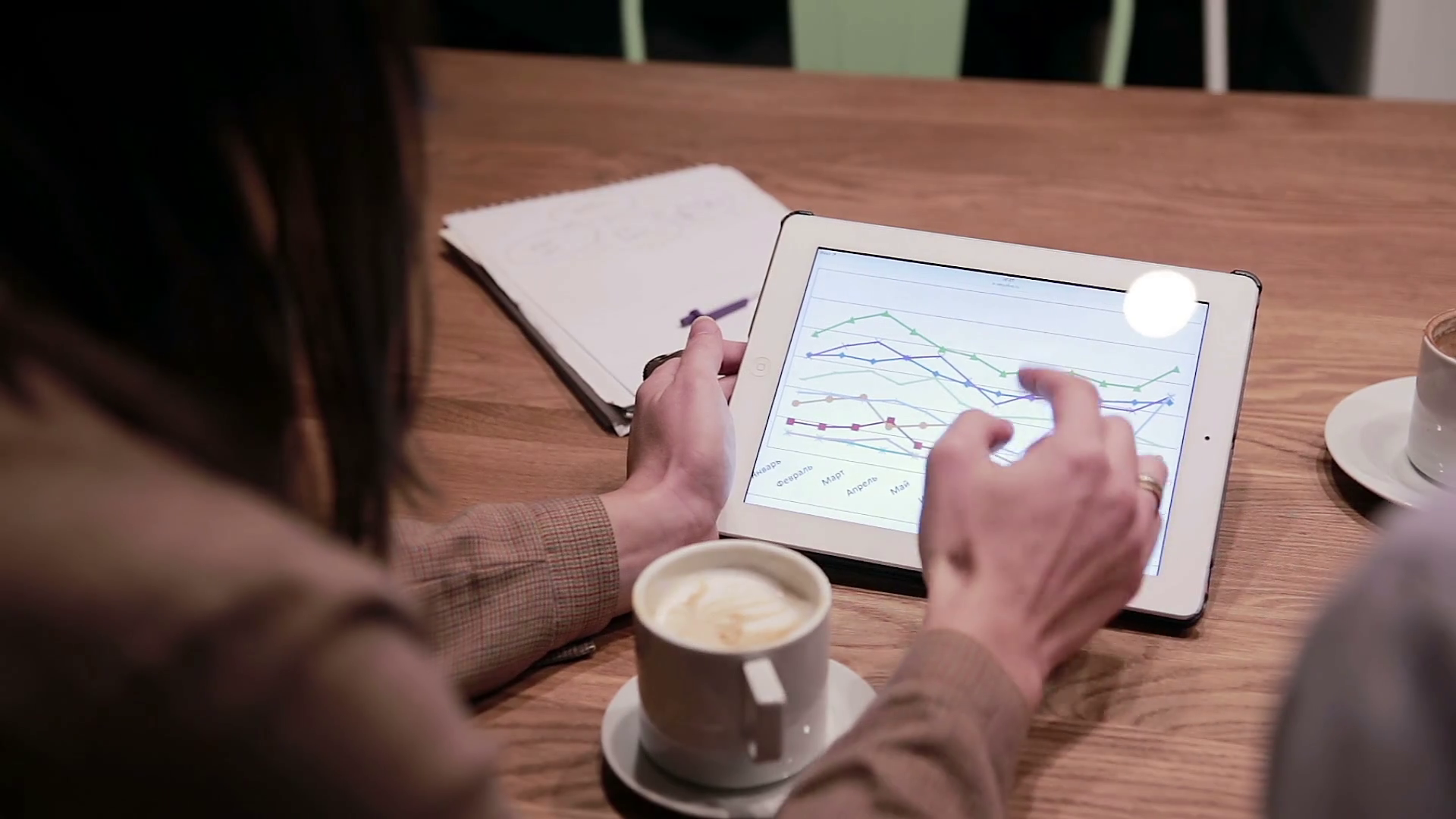 Business People Working With Charts On Stock Footage SBV-304703632 ...