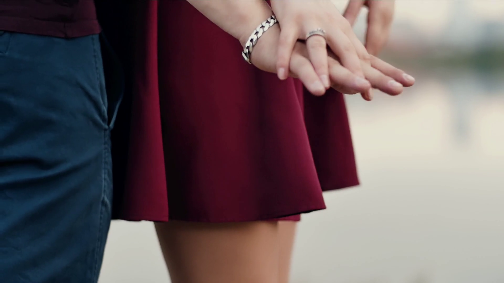 Close-up Of Lovers Hands Couple In Love Are Stock Footage SBV-310763311 ...