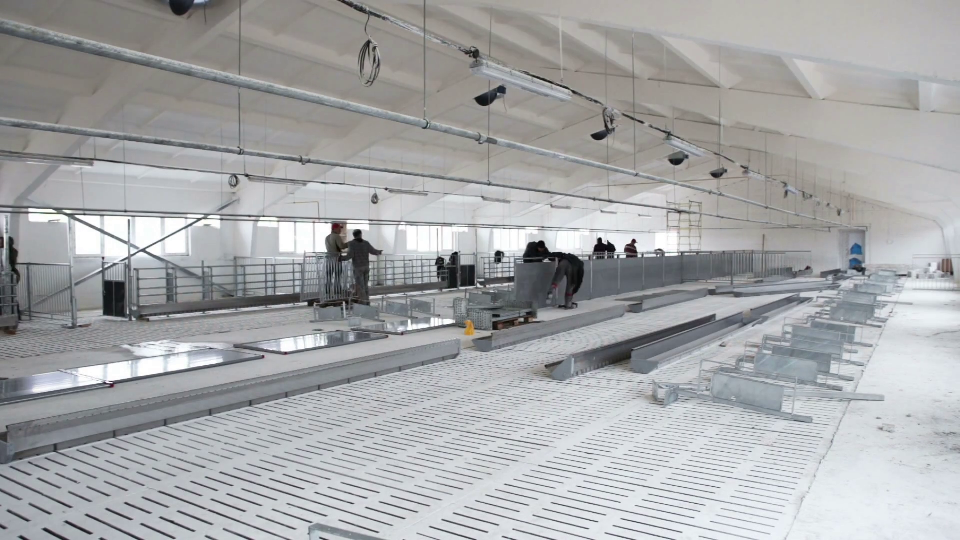 Construction and installation of stalls. Stock Video Footage 00:17 SBV ...