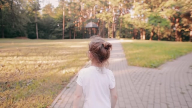 Little Girl Walking Stock Footage: Royalty-Free Video Clips - Storyblocks