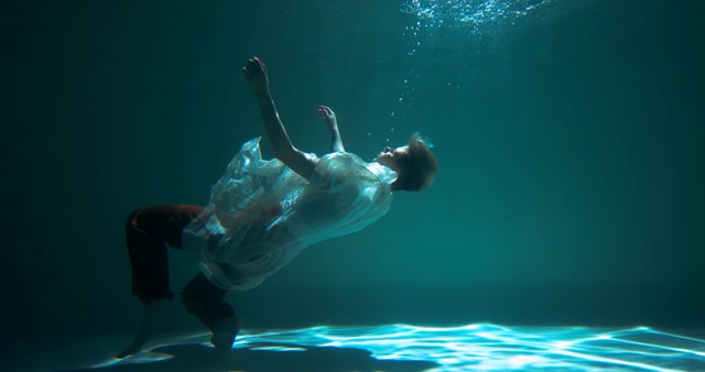 Underwater Drown Woman Stock Footage: Royalty-Free Video Clips ...
