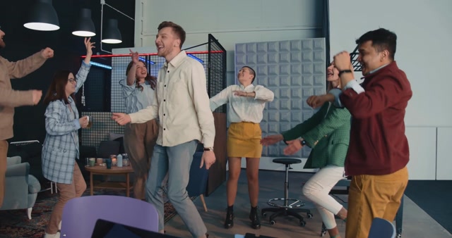 Dancing Office Stock Footage: Royalty-Free Video Clips - Storyblocks