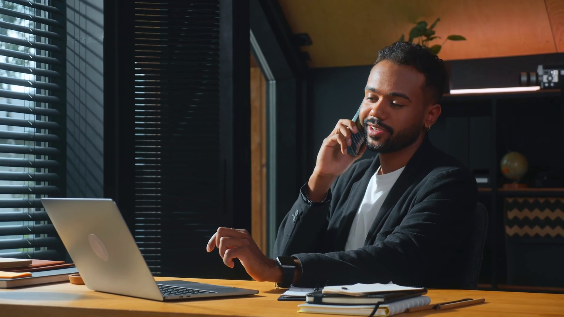 Young Happy African American Entrepreneur Stock Footage SBV-347452087 ...