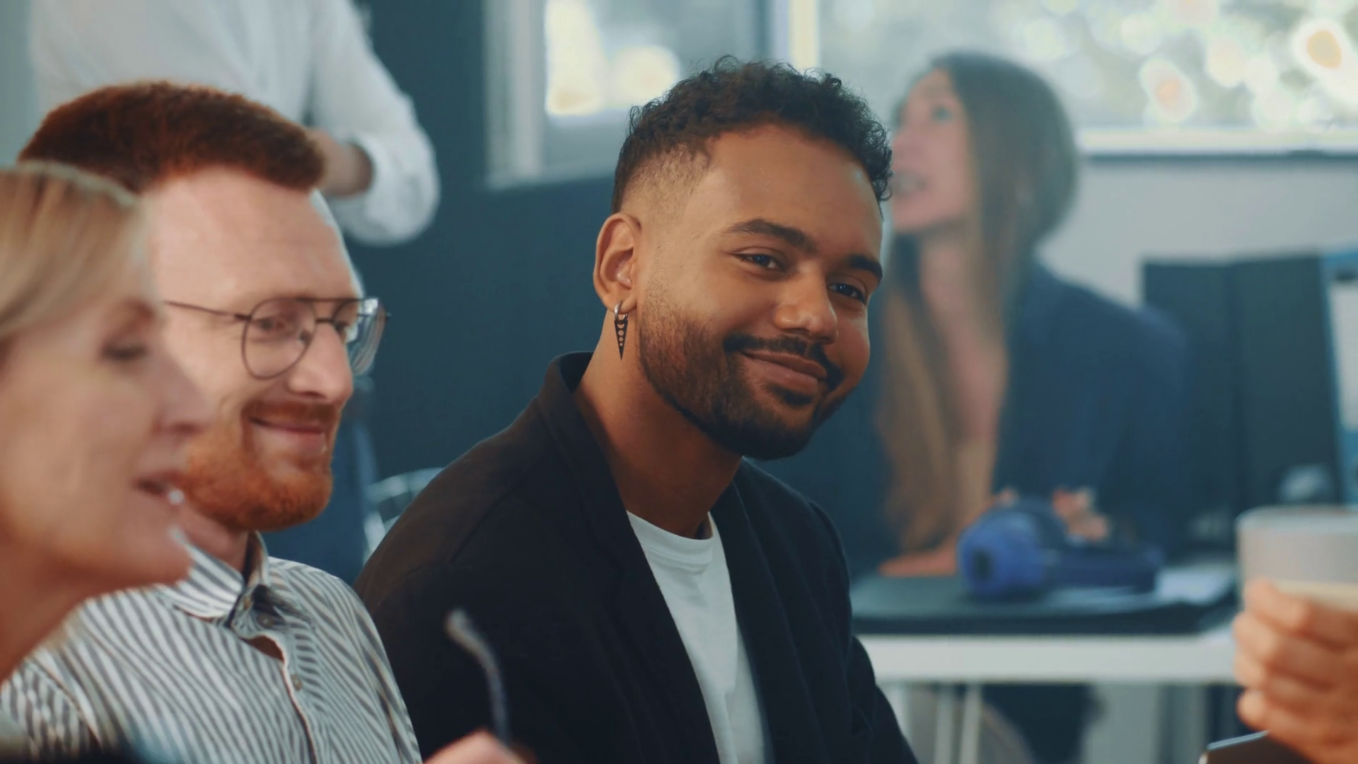 Young Manager Actively Engages In Stock Footage SBV-347727526 - Storyblocks