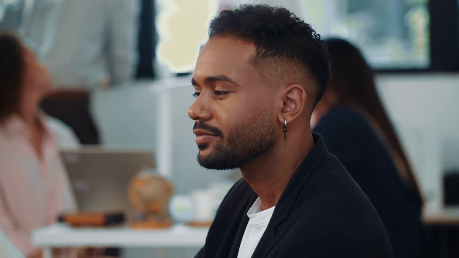 Happy Young 20s Mixed Race Team Leader Stock Footage SBV-347697574 ...