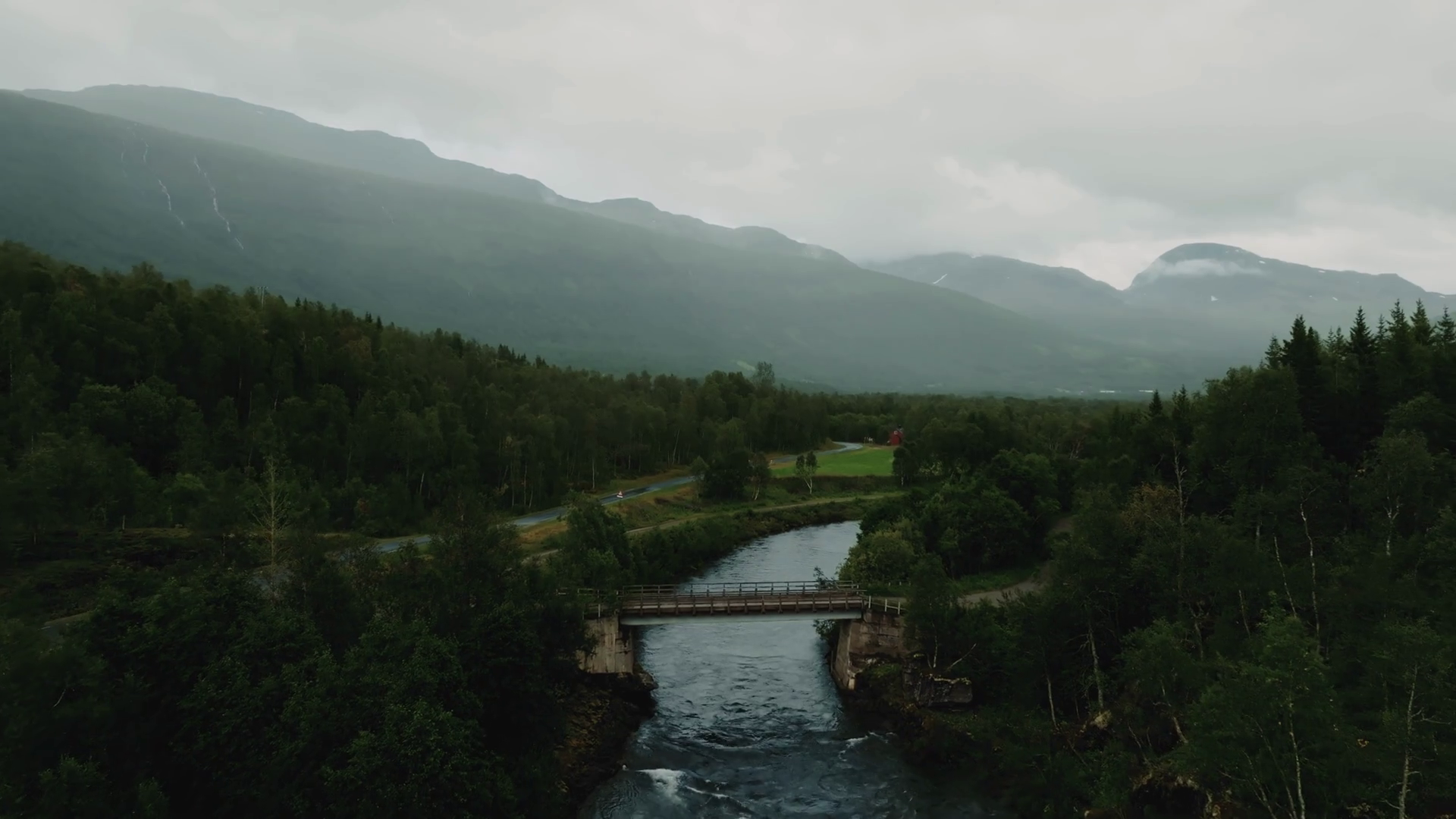 Epic Moody Panorama Of Beautiful Wild Nordic Stock Footage SBV ...