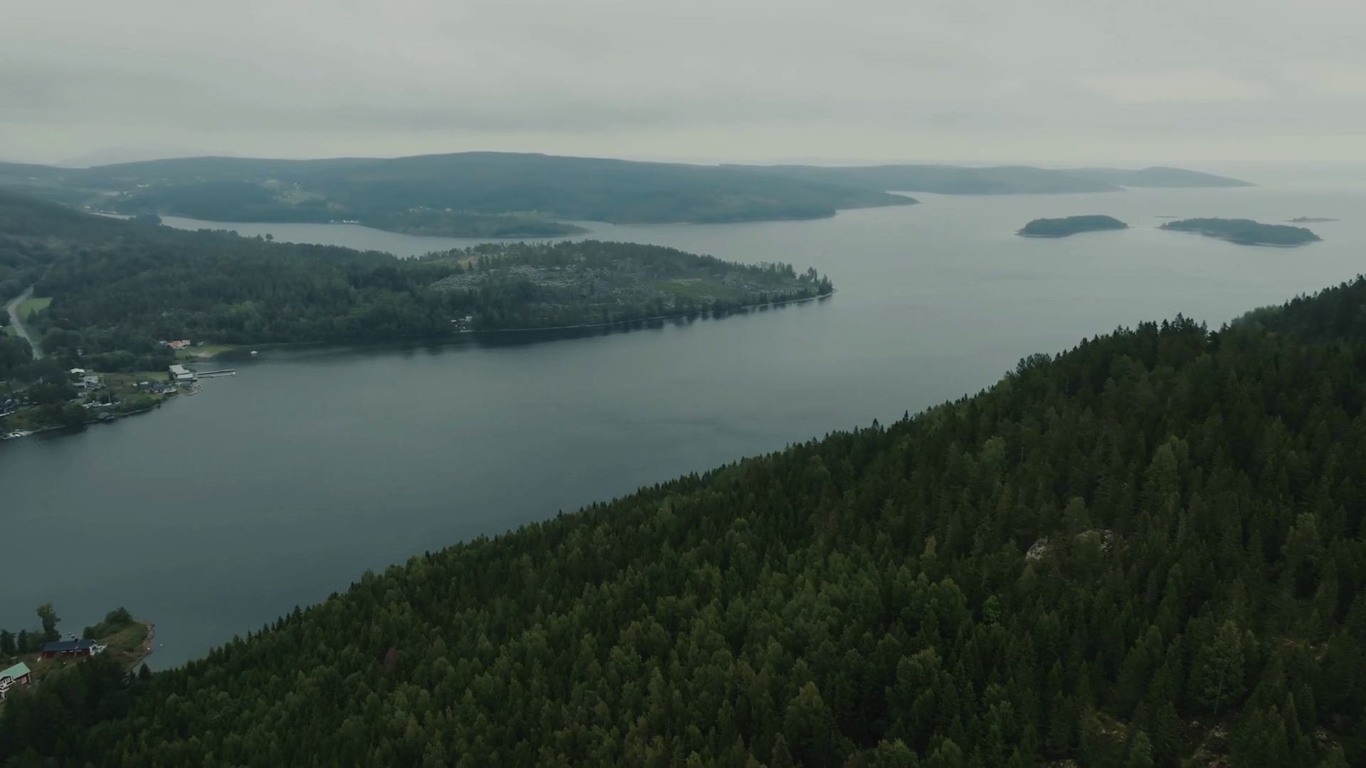 Stunning Aerial Background Of Vast River Stock Footage SBV-348528492 ...