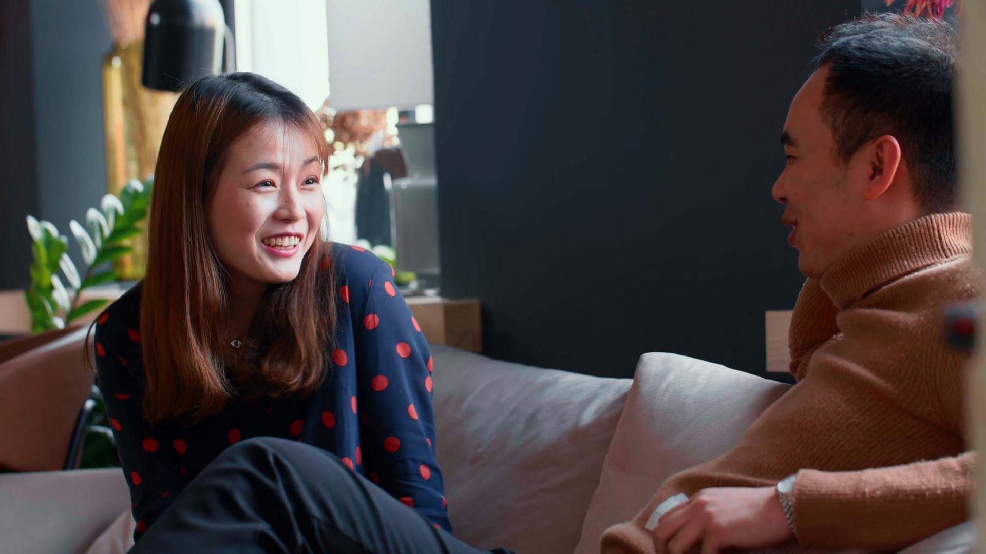 Young Smiling Gen-z 20s Asian Woman Casually Stock Footage SBV ...