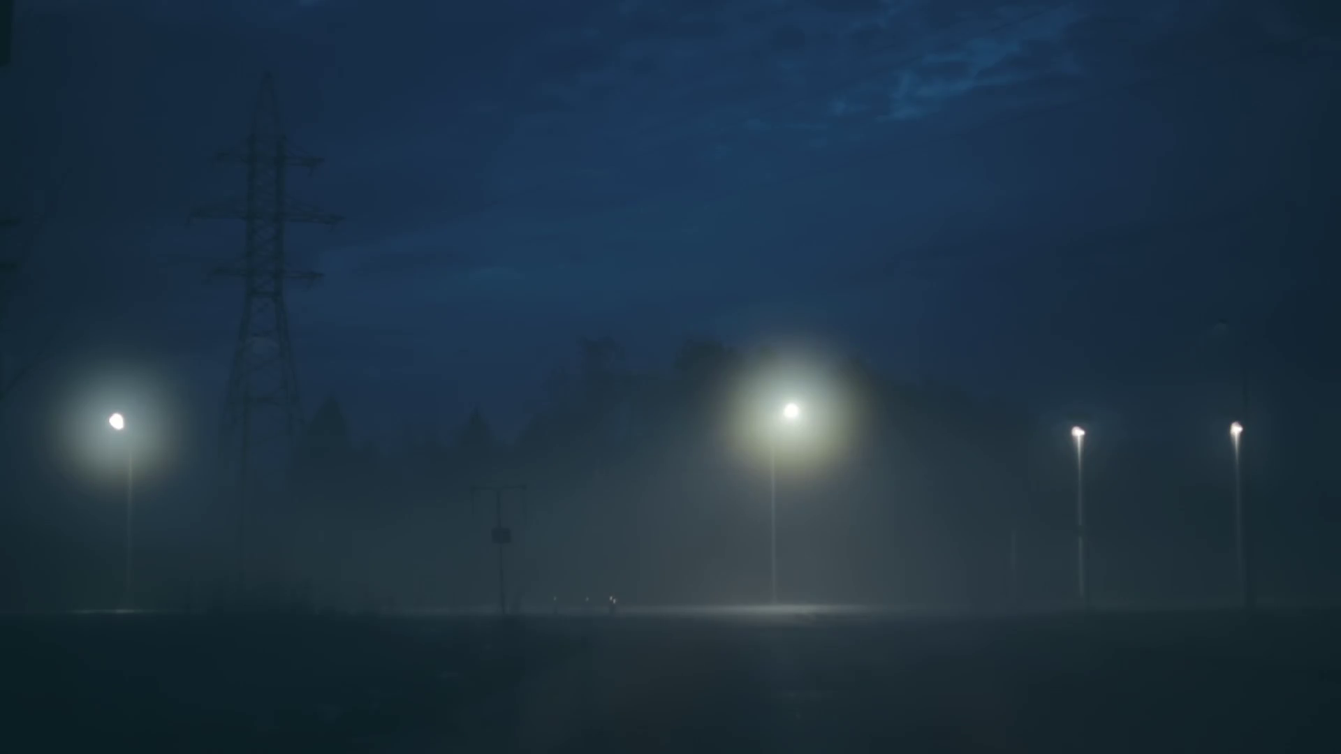 A Car Turning To Amazing Dark Night Highway Stock Footage SBV-319802626 ...