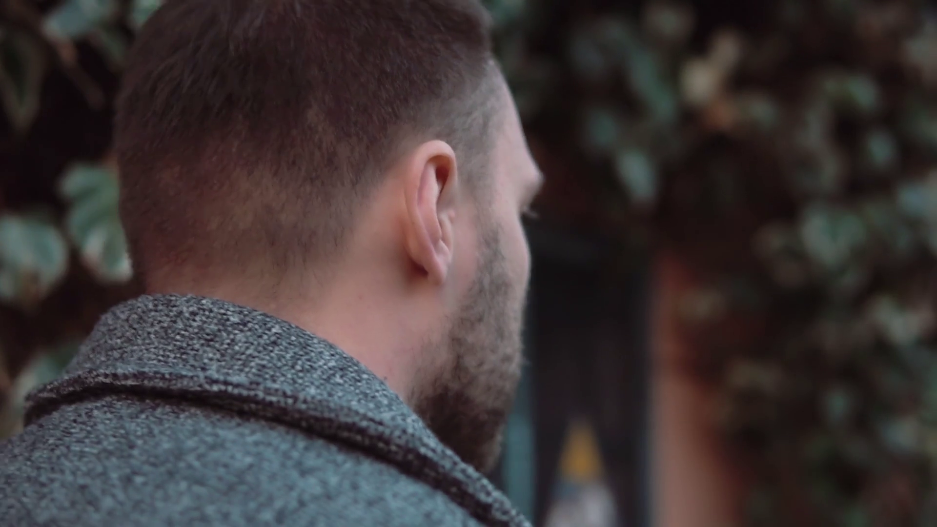 Back View Of Young Stylish Man Walking In Stock Footage SBV-313585941 ...