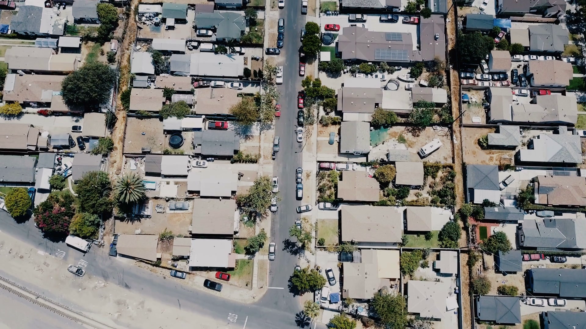 Aerial Drone Flyover Of Peaceful American Stock Footage SBV-327569122 ...