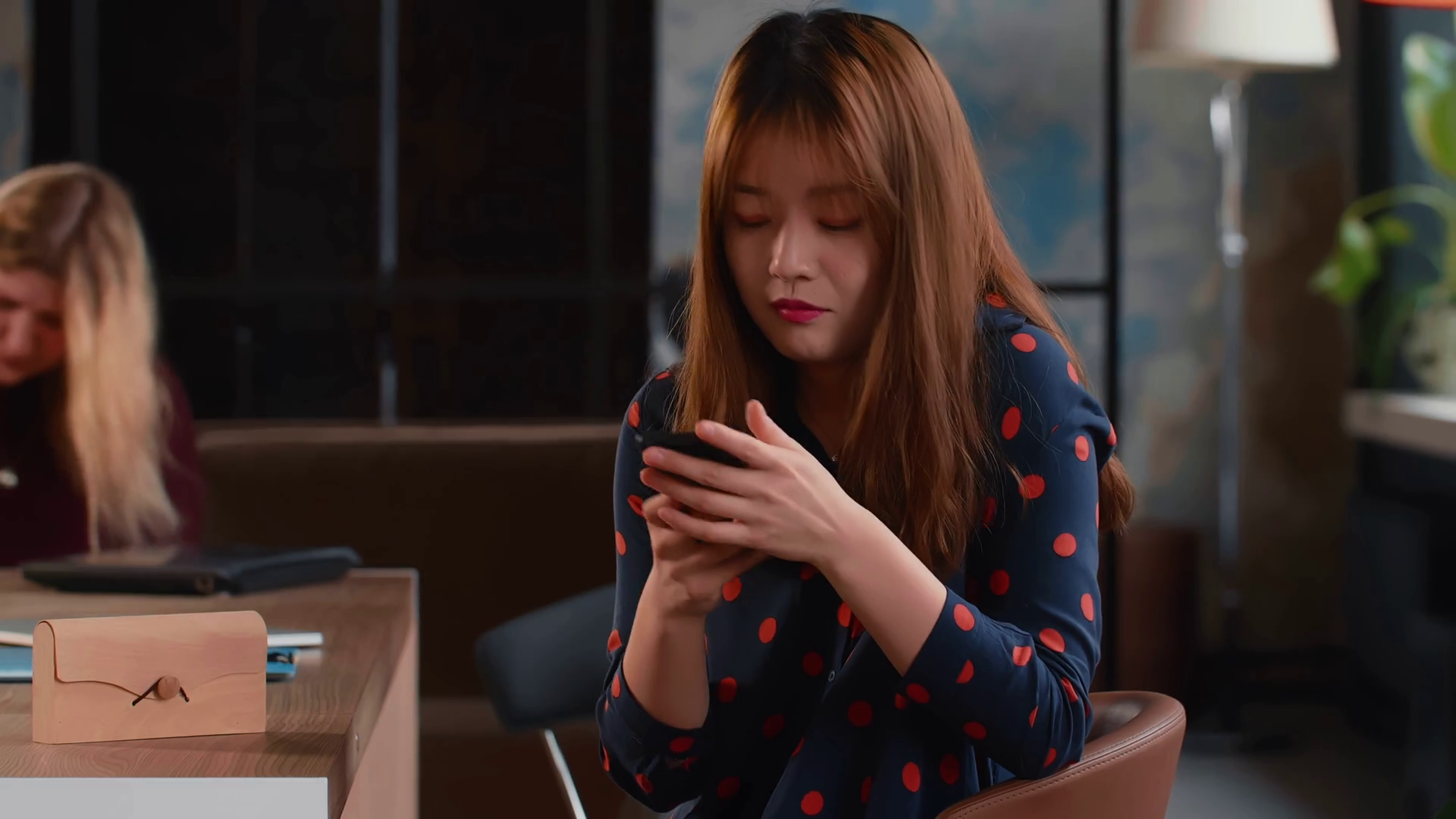Beautiful Young Relaxed Gen-z Asian Student Stock Footage SBV-338531566 ...