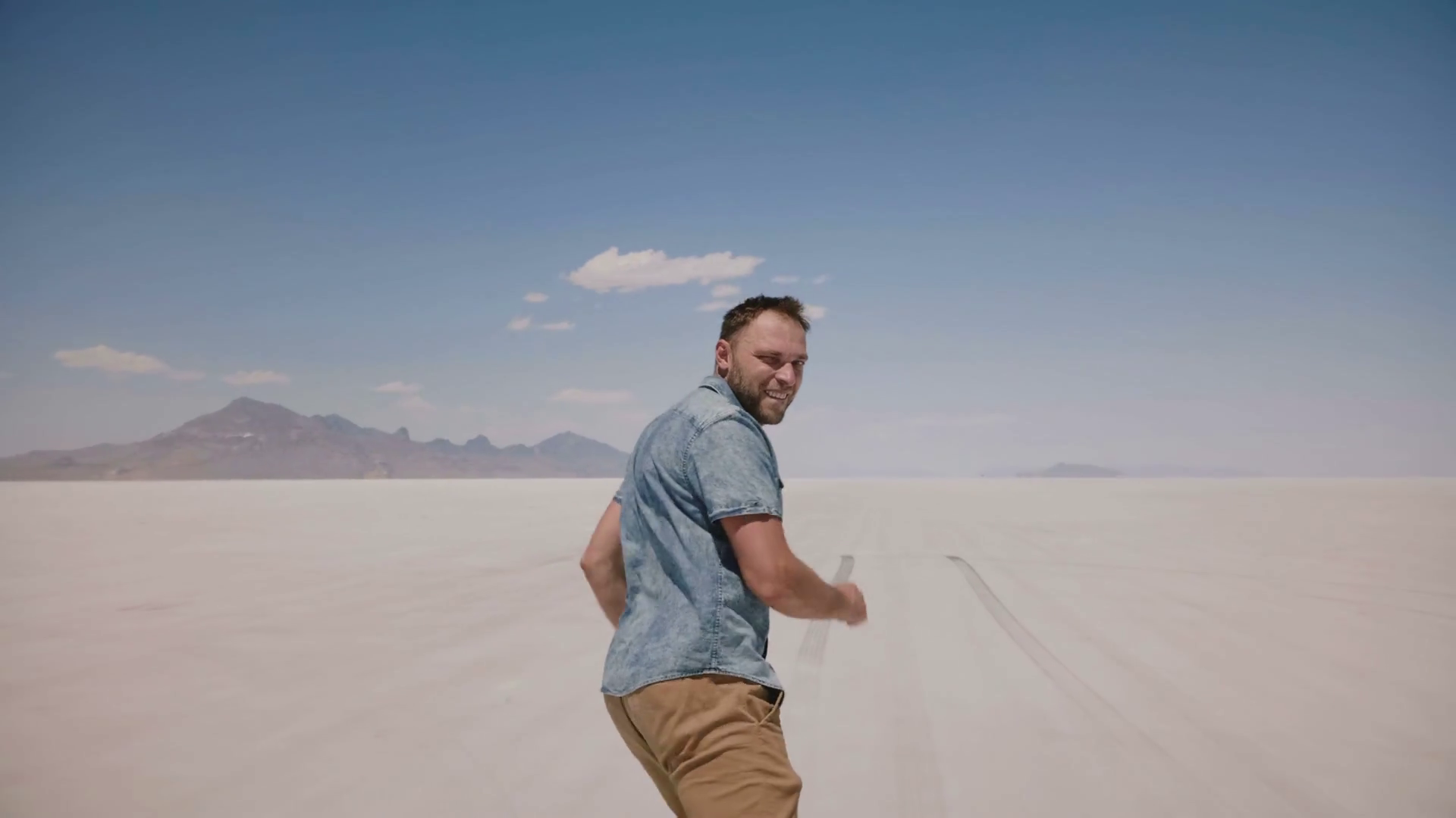 Camera Follows Young Happy Free Man Running Stock Footage SBV-330665448 ...