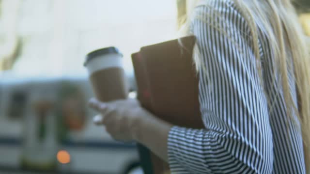 Woman Going To Work Stock Footage: Royalty-Free Video Clips - Storyblocks