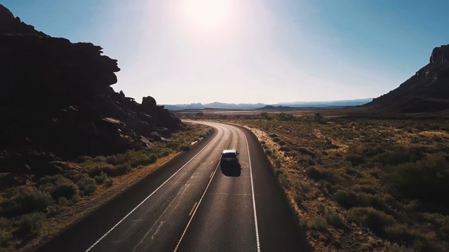 Desert Highway Stock Footage: Royalty-Free Video Clips - Storyblocks
