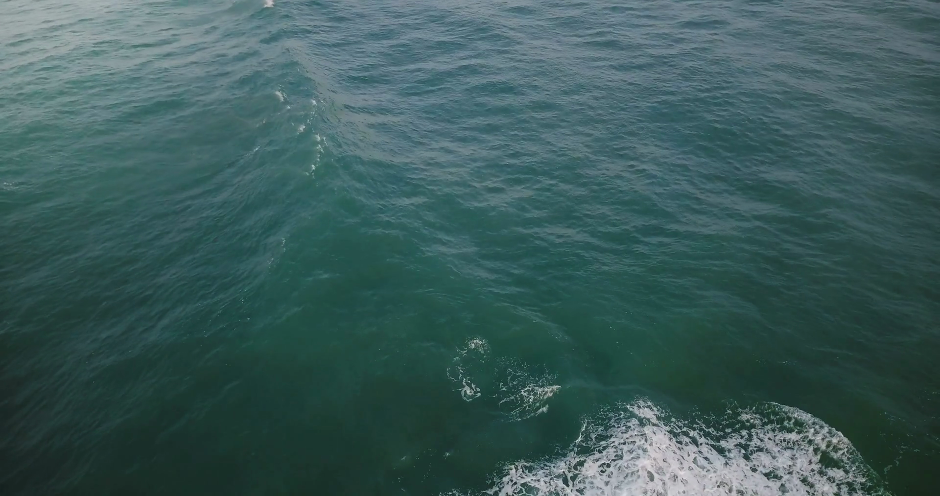 Drone Flying Low Over High Foaming Waves In Stock Footage SBV-325756891 ...